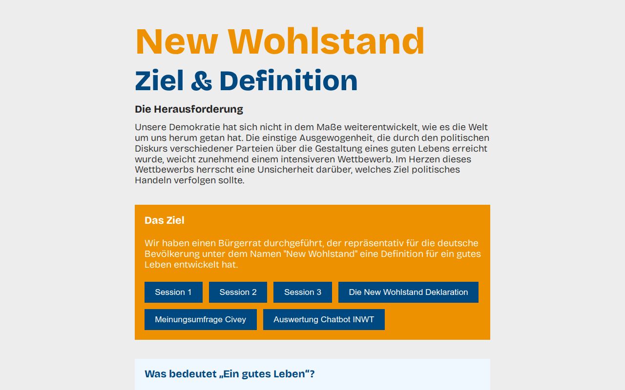 New Wohlstand